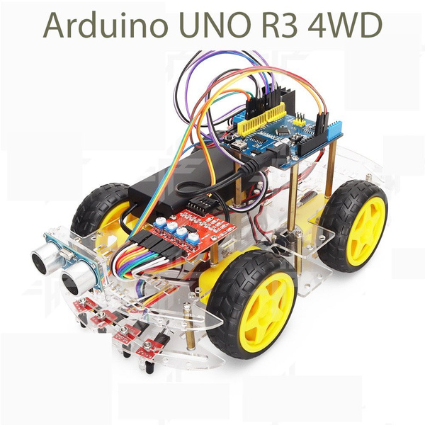 Arduino UNO R3 4WD Набор-комплект Ардуино уно р3 для программирования ...