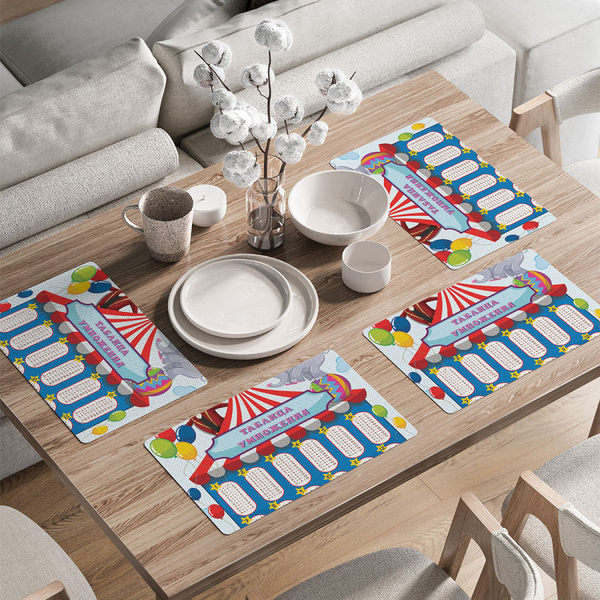 Сервировочные салфетки на стол "Цирковое умножение", 30x46 см, JoyArty - купить в интернет ...