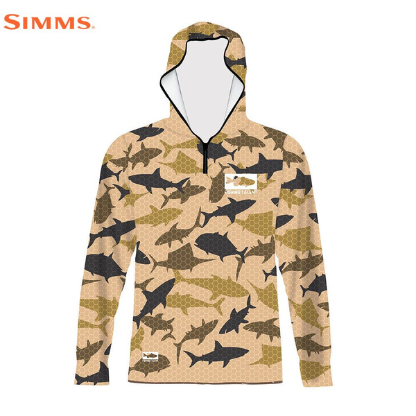 Футболка для рыбалки и охоты Simms, размер 54 (3XL), На любой сезон, цвет желтый меланж - купить ...