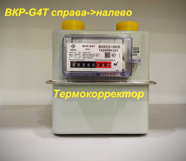 ТАУГАЗ Счетчик газа Правый, G4 - купить с доставкой по выгодным ценам в ...