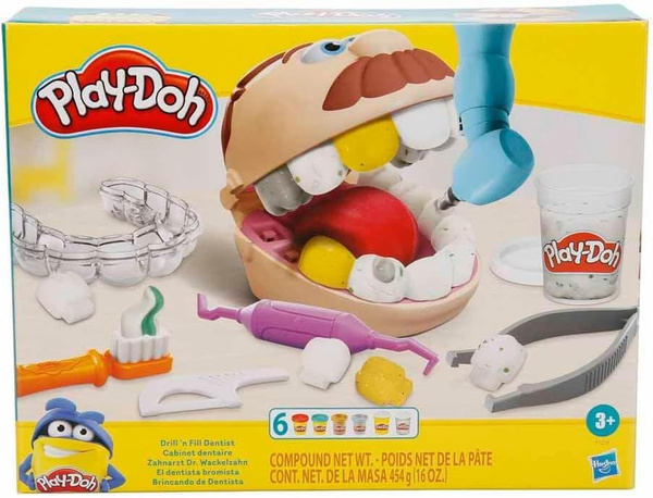 Игровой набор для лепки Play-Doh - Мистер Зубастик с золотыми зубами ...