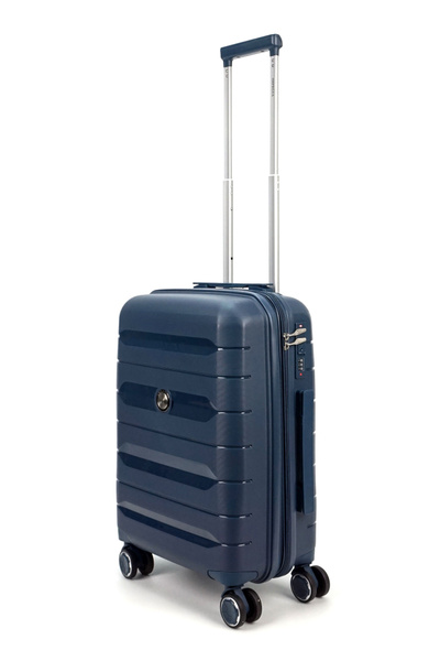 Чемодан Chemodan 360 маленький (ручная кладь) из полипропилена с расширением на 4-х колесах с ...