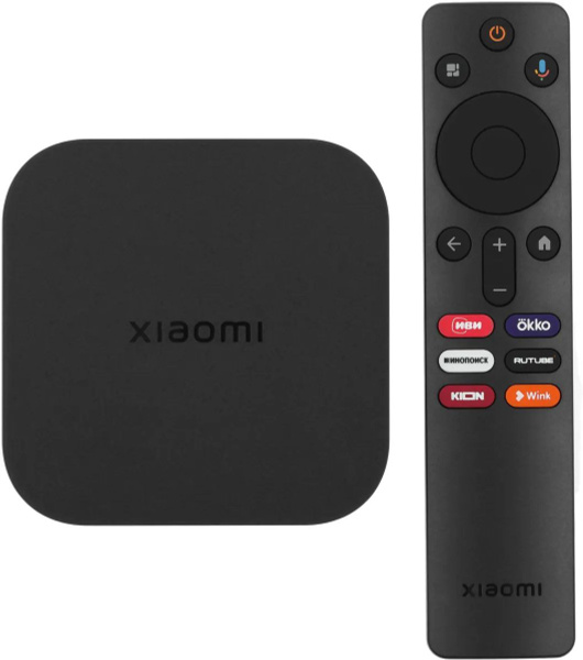 Медиаплеер Xiaomi TV Box S 2nd Gen, USB, HDMI, 3.5 мм, черный, Android ...