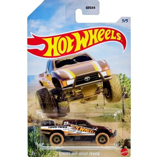 Машинка Hot Wheels Desert Pull Off-road в масштабе 1:64-TOYOTA OFF-ROAD ...
