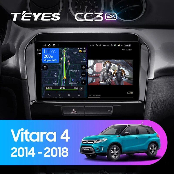Магнитола Teyes CC3 2K 4-32 Suzuki Vitara 4 2014-2018 9.5"Штатное место - купить в интернет ...
