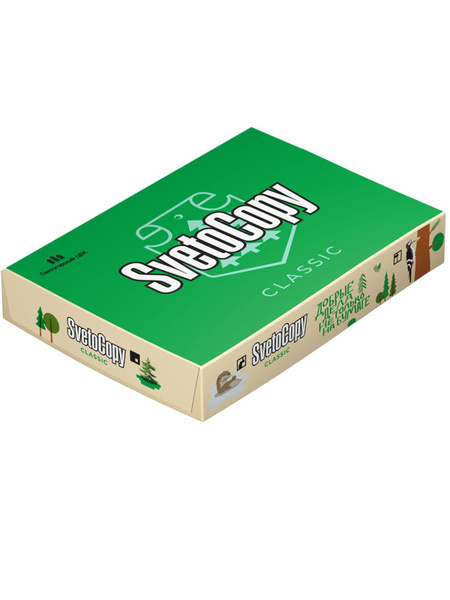 SvetoCopy / Бумага SvetoCopy (А4, марка С, 80 г/кв.м, 500 л) - купить с ...
