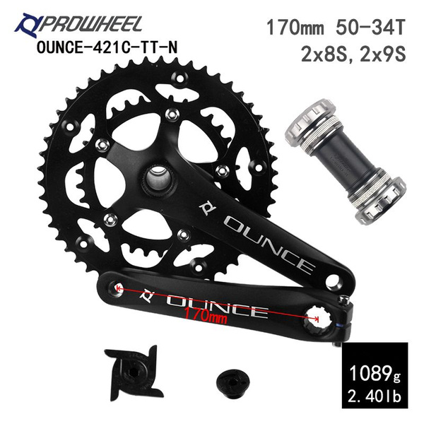 PROWHEEL OUNCE-421C 170-мм шатун для шоссейного велосипеда, 110BCD ...