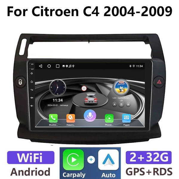 Штатная магнитола 2Din для Ситроен C4/Citroen C4 C-Triomphe,C-Quatre ...