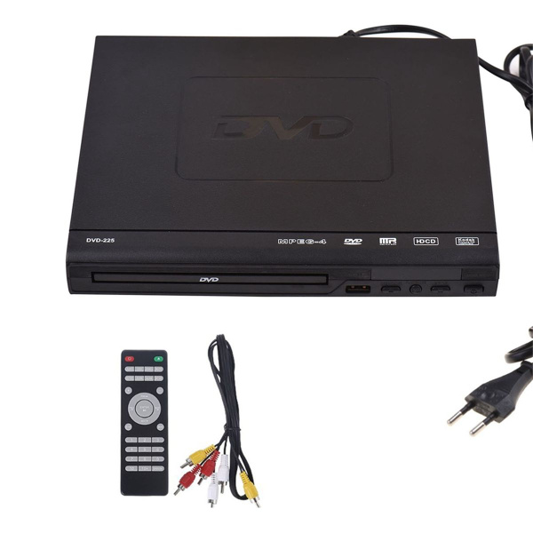 DVD-225 Домашний DVD-плеер Цифровой Мультимедиа AV-выход с пультом ...