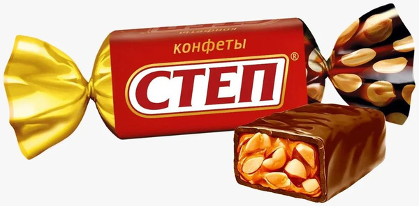 Конфеты Золотой степ с орехом, 1 кг - купить с доставкой по выгодным ...