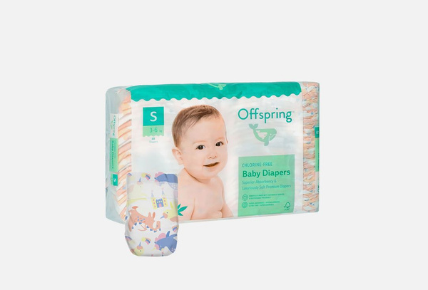 Подгузники / Offspring, 3-7 кг, единороги / 48мл - купить с доставкой ...