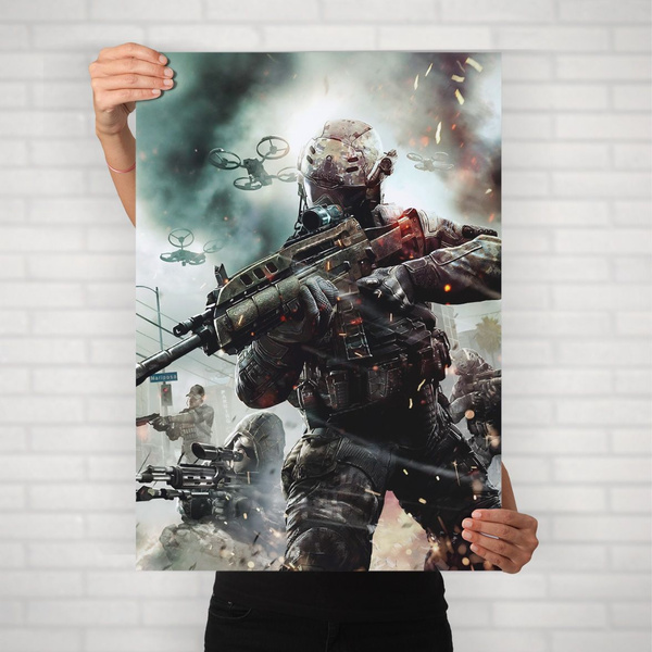 Характеристики Плакат на стену для интерьера Call of Duty (Black Ops 9 ...