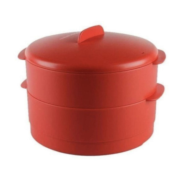 Пароварка Tupperware, Пищевой полимер, 2 яруса купить по выгодной цене ...