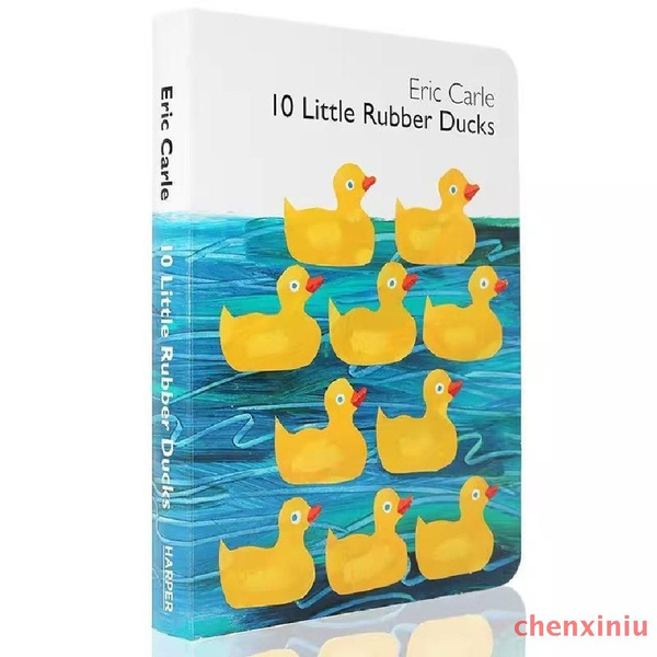 10 Little Rubber Ducks Board Book Colouring English Activity Story Book ...