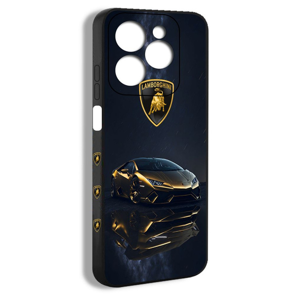 чехол для смартфона Подходит для Smart 8 Lamborghini золотой спортивный ...