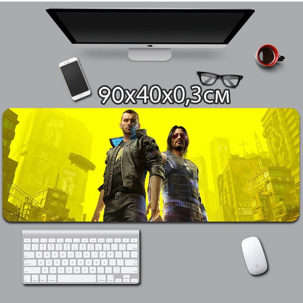 Коврик для мыши в стиле Киберпанк, Cyberpank 2077, 90x40x0.3см - купить с доставкой по выгодным ...