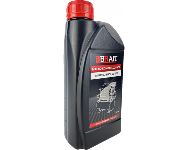 Характеристики Масло для поршневых компрессоров BRAIT VG-100 1л ...