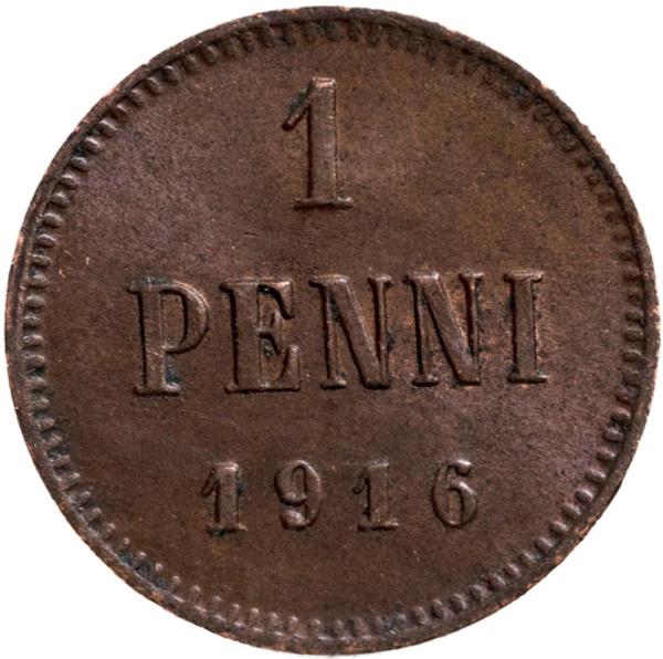 1 пенни penny 1916, монета для Финляндии купить на OZON по низкой цене (1569818211)