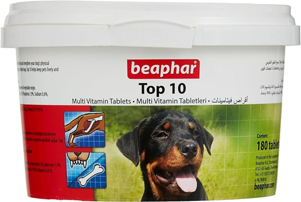 Beaphar Top 10 Витамин для собак, 180 таблеток - купить с доставкой по ...