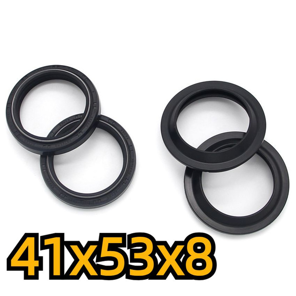 41x53x8 Уплотнитель передней вилки мотоцикла, пылезащитные Уплотнители ...
