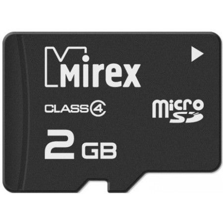 Mirex Карта памяти (microSD (Class 4) 2GB (13612-MCROSD02)) - купить с ...