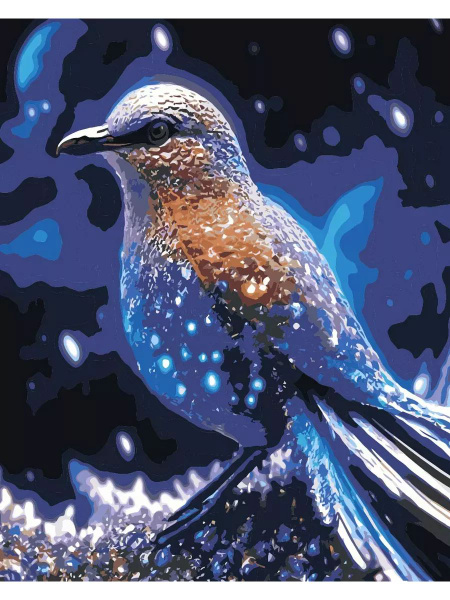 Картина по номерам Кукушка на деревянном подрамнике 40х50 см, кисти ...