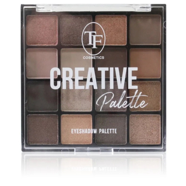 TF Cosmetics Тени для век Creative Palette, 16 оттенков, тон 03 бежево ...