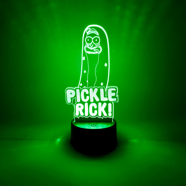НочникItomoriRick and Morty 2_Rick pickle_От порта USB_Батареи AA ...