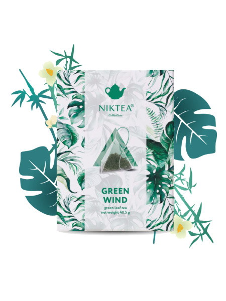 Чай в пирамидках зеленый NIKTEA Зеленый Ветер, 15 шт купить на OZON по ...