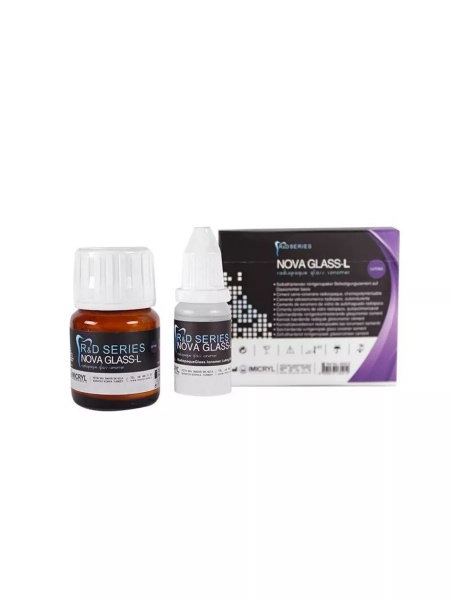 NOVA GLASS-L рентгеноконтрастный стеклоиномерный цемент - купить с ...