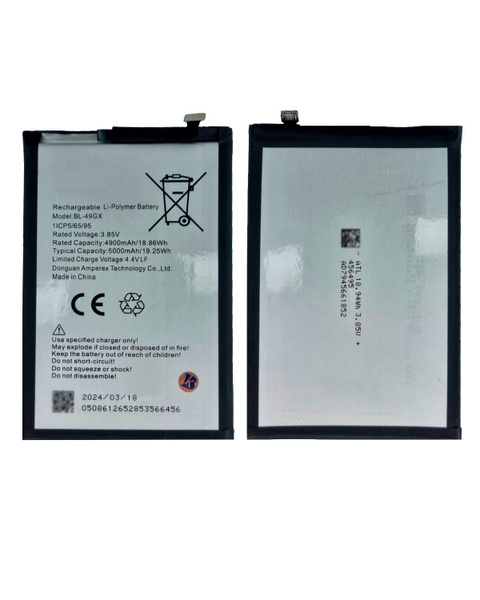 Аккумулятор для Infinix HOT 11S, 12 Pro, Note 10 5000 mAh (BL-49GX ...