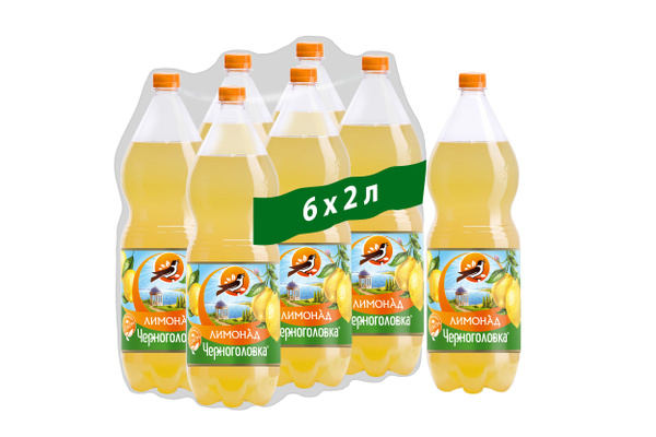 Лимонад Черноголовка Лимонад, 6 шт х 2 л - купить с доставкой по ...