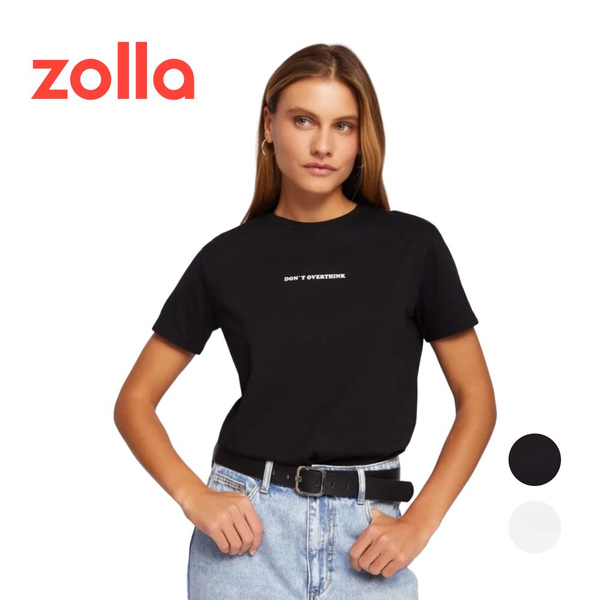 Футболка Zolla, размер 50, цвет черный, 100% Хлопок - купить по выгодной цене в интернет ...