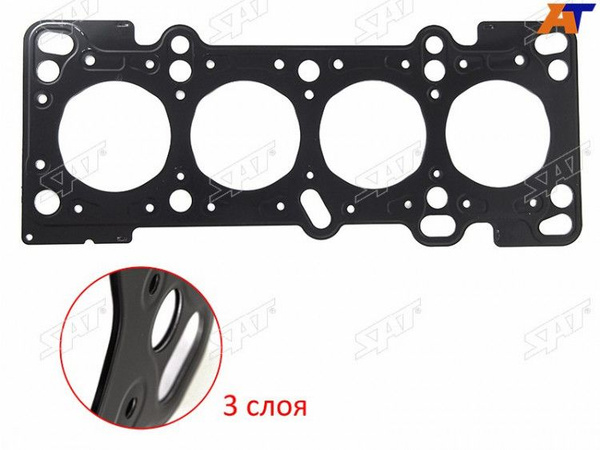 Прокладка ГБЦ MAZDA DEMIO B3 1,3 96- SAT ST-B31R-10-271 - SAT арт. ST ...
