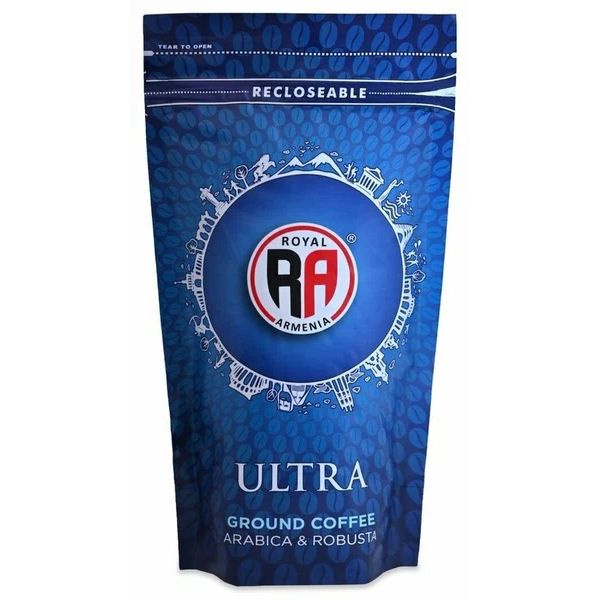 Royal Armenia Кофе натуральный жареный молотый Brasilia Ultra, 100 г ...
