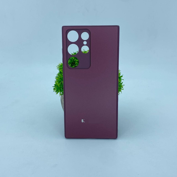 Стеклянный чехол / AG Glass/ для Sams. Galaxy S23 Ultra / Самсунг ...