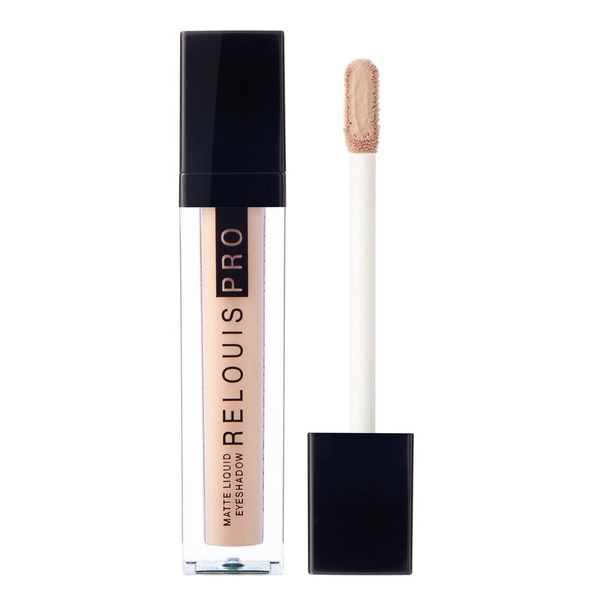 Тени для век Relouis PRO Matte Liquid жидкие, матовые, тон 11 пудрово ...