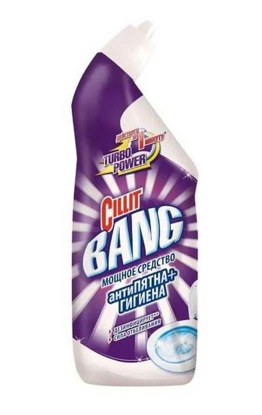 Средство чистящее Cillit Bang для туалета Антипятна+Гигиена 750мл ...