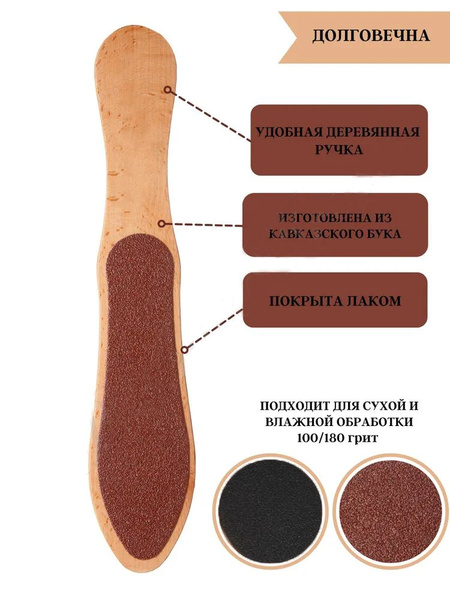 Терка для ног - Пемза для стоп - Пилка для пяток двухсторонняя ...