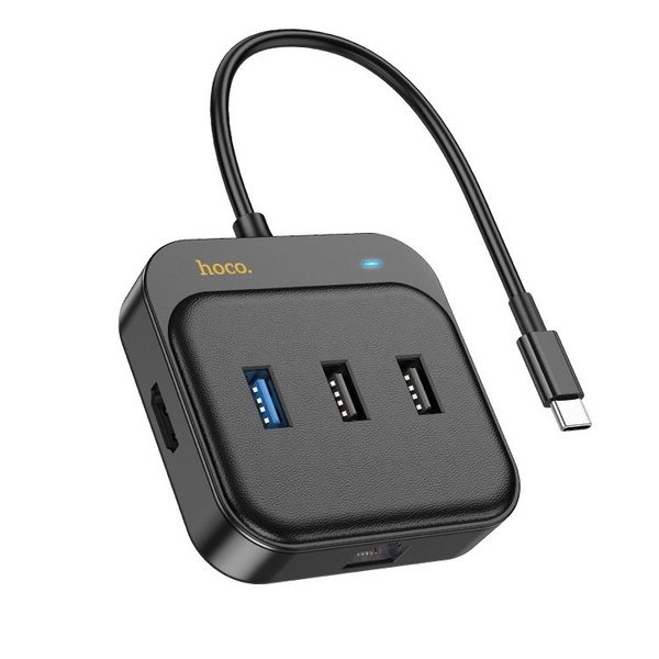 USB Hub Hoco hb37/ USB-концентратор USB 3.0 / HUB разветвитель / USB ...