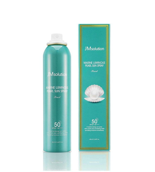 Солнцезащитный спрей JMsolution для лица c экстрактом жемчуга Marine SPF50+, 180 мл купить на ...