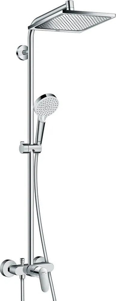 Душевая стойка Hansgrohe Crometta E 240 1jet Showerpipe 27284000 ...
