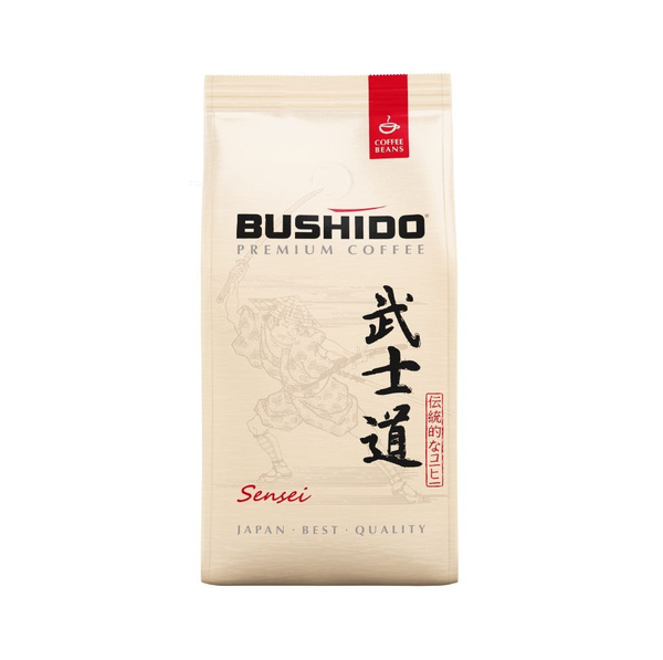 Кофе в зернах Bushido Sensei натуральный жареный 227г, Нидерланды - в ...