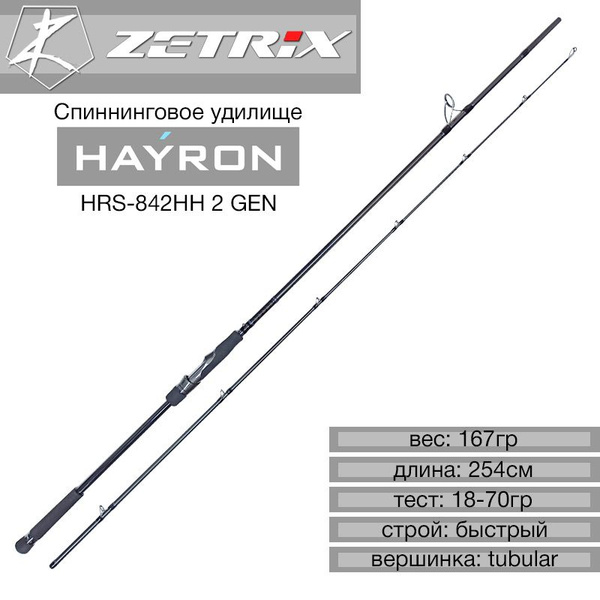 Спиннинг ZETRIX HAYRON, от 18 гр купить по выгодным ценам в интернет ...