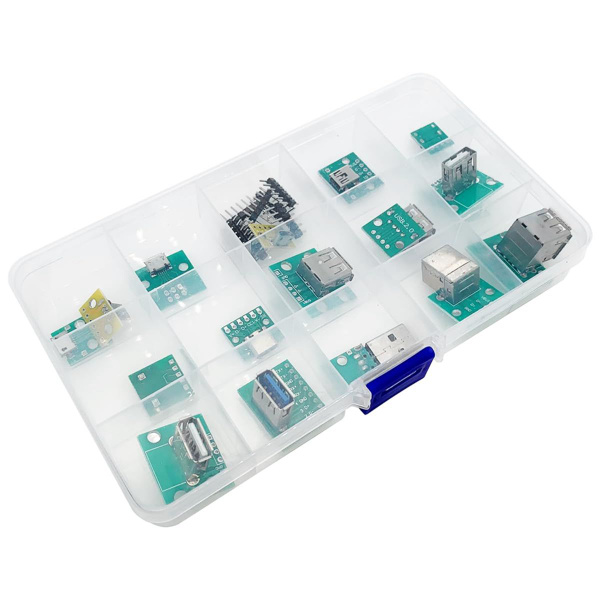 Разъем Mini USB - DIP с печатной платой, Micro-USB, USB 2.0, Type C ...