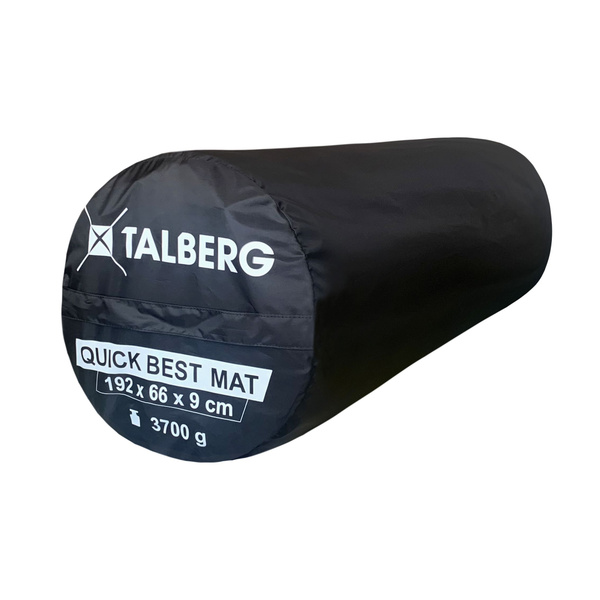 Самонадувающийся коврик Talberg QUICK BEST MAT, серо-синий,192х66х9 см ...