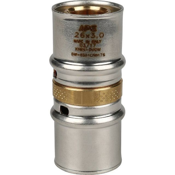 Пресс муфта соединительная 26 х 26 мм Stout SFP-0003-002626, ЗО665 ...