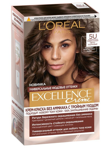 Характеристики L'Oreal Paris Крем-краска для волос без аммиака ...