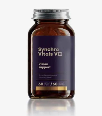 Хронобиологическая защита зрения Синхровитал VII, 120 капсул - купить с ...