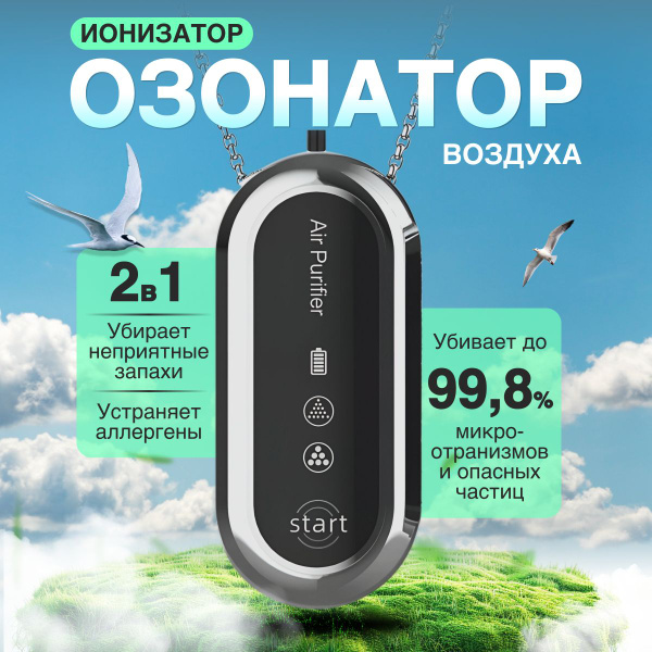 Очиститель воздуха ионизатор озонатор портативный для автомобиля купить ...